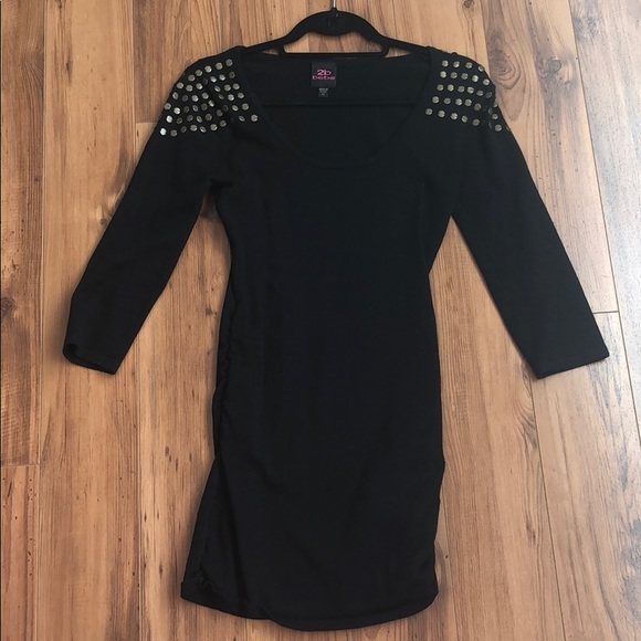 2B Bebe | Dresses | 2b Bebe Black Tight Dress In Xs | Poshmark